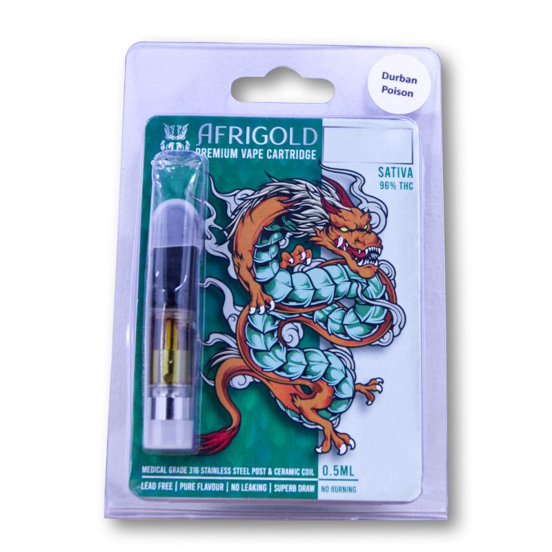 Vape Cartridge Durban Poison Full Spectrum Sativa Cannamart